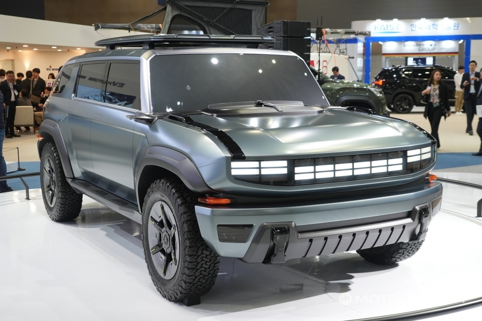 렉스턴 전기차, 이렇게 나올까? KG F100 [서울모빌리티쇼]